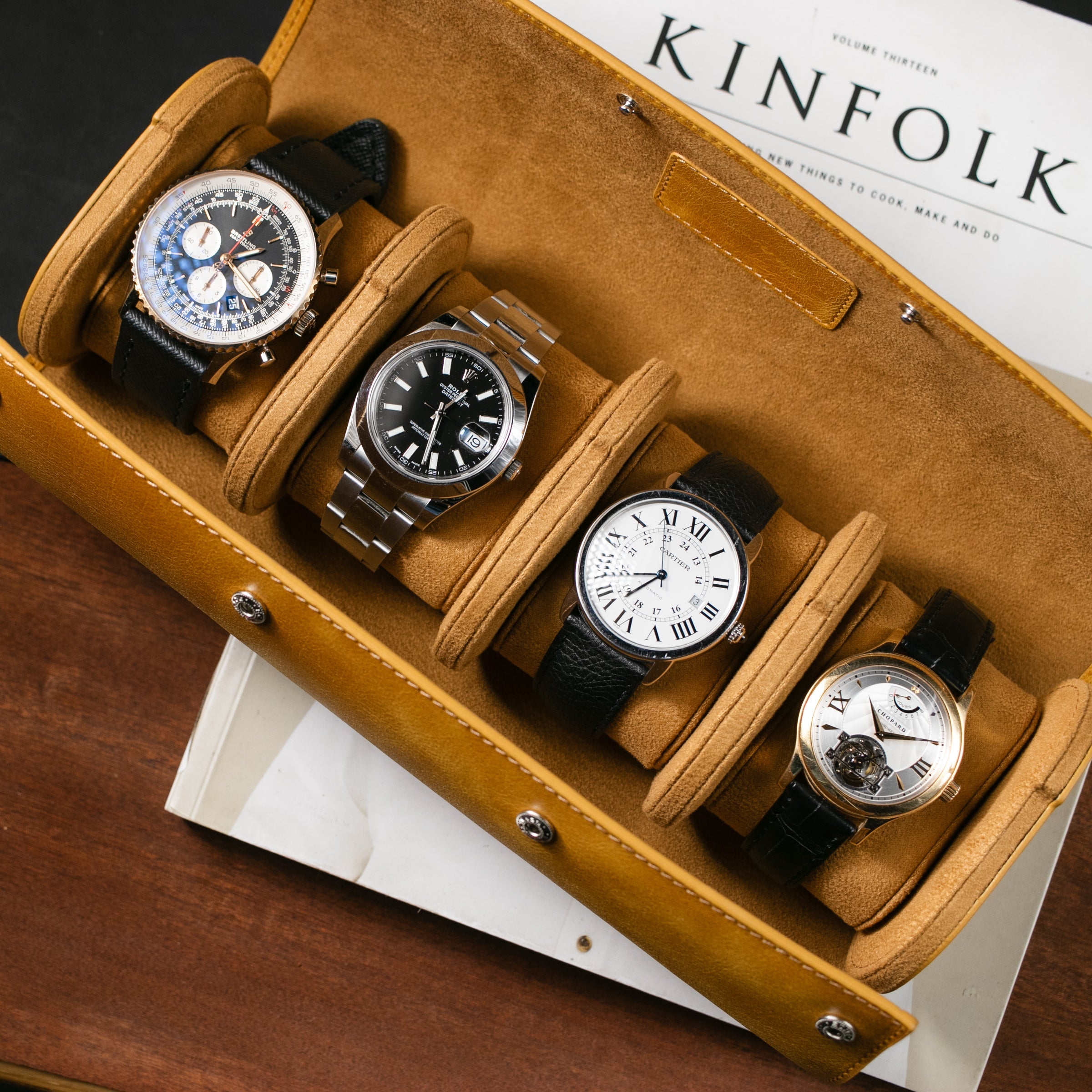 Saat Aksesuarları - Deri Saat Kutusu – Roarcraft TR
