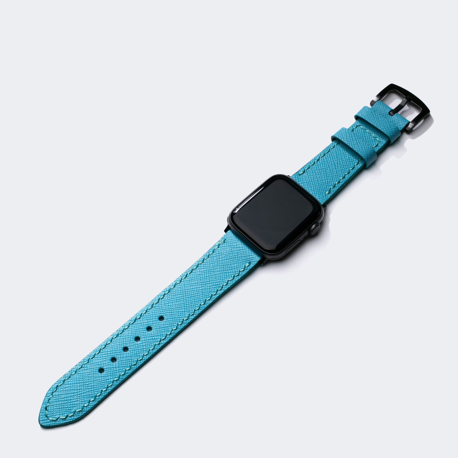 Çift Kat Deri Apple Watch Saat Kayışı - Camgöbeği Apple Watch Deri ...